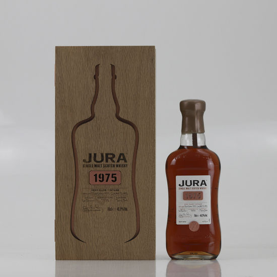 Jura 1975 Very Rare Vintage 70cl & 5cl Miniature Auction | Whisky Bull