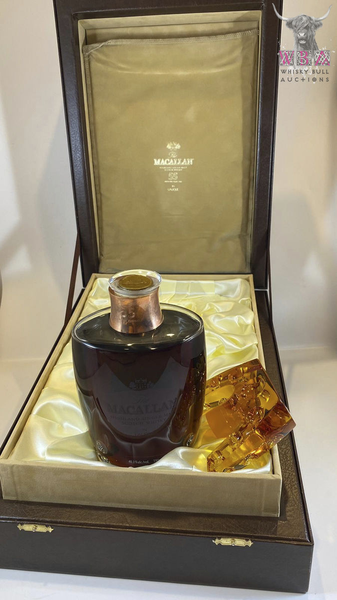 Macallan 55 in Lalique Natural Colour 55 Year Old The Six Pillars ...