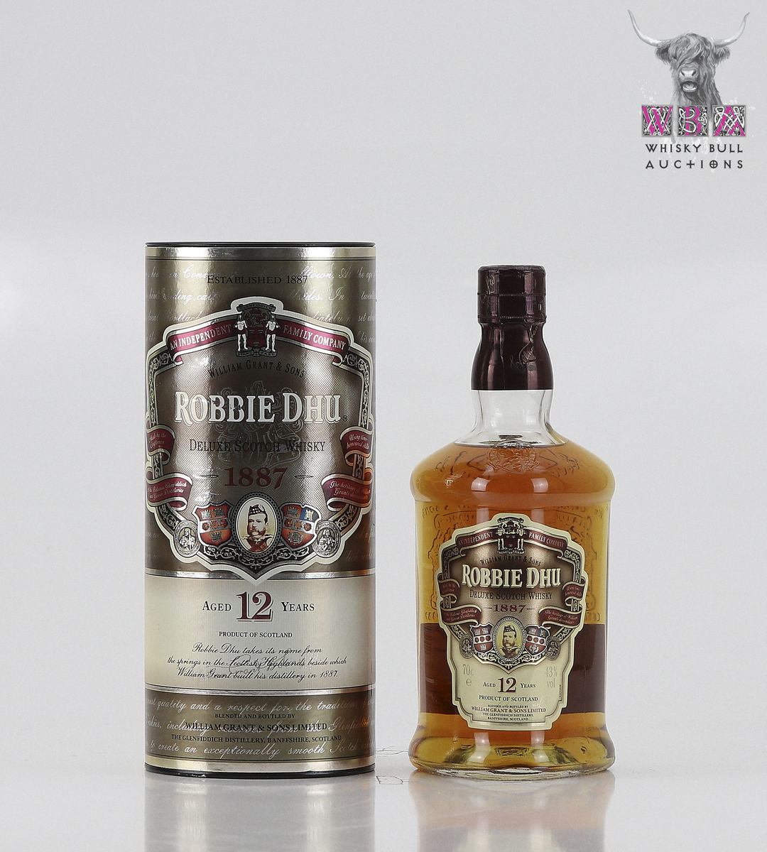 Robbie Dhu Deluxe Scotch Whisky 12 Year old 70cl Auction | Whisky Bull