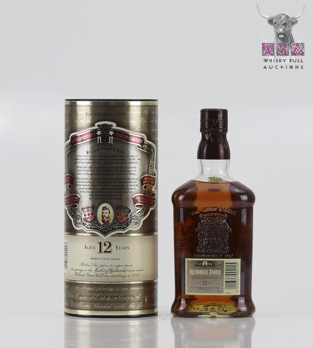 Robbie Dhu Deluxe Scotch Whisky 12 Year old 70cl Auction | Whisky Bull
