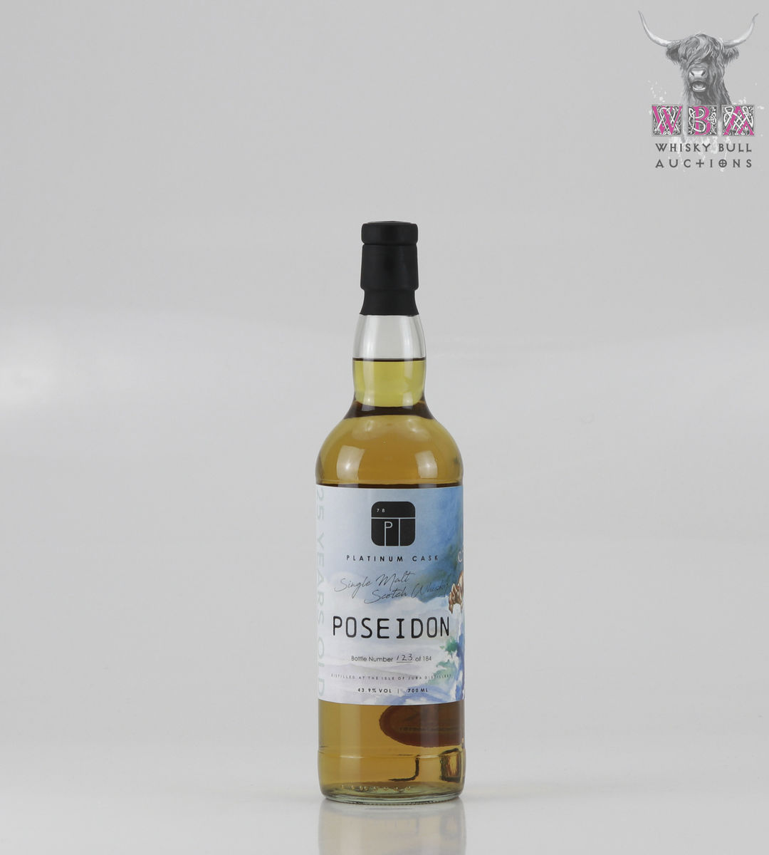 Poseidon 25yr old Jura, Bottle 123/184 70cl Auction | Whisky Bull