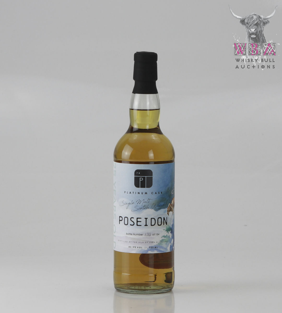 Poseidon 25yr old Jura, Bottle 133/184 70cl Auction | Whisky Bull