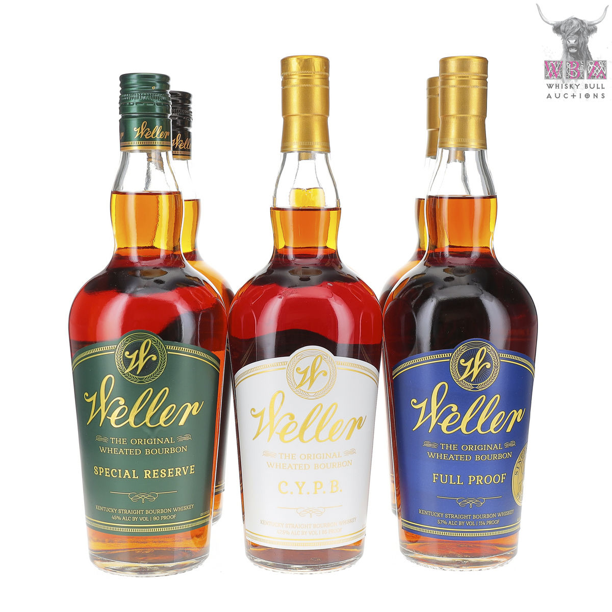 W.L. Weller Flight Series 75cl x 6 (USA LOT). Auction | Whisky Bull