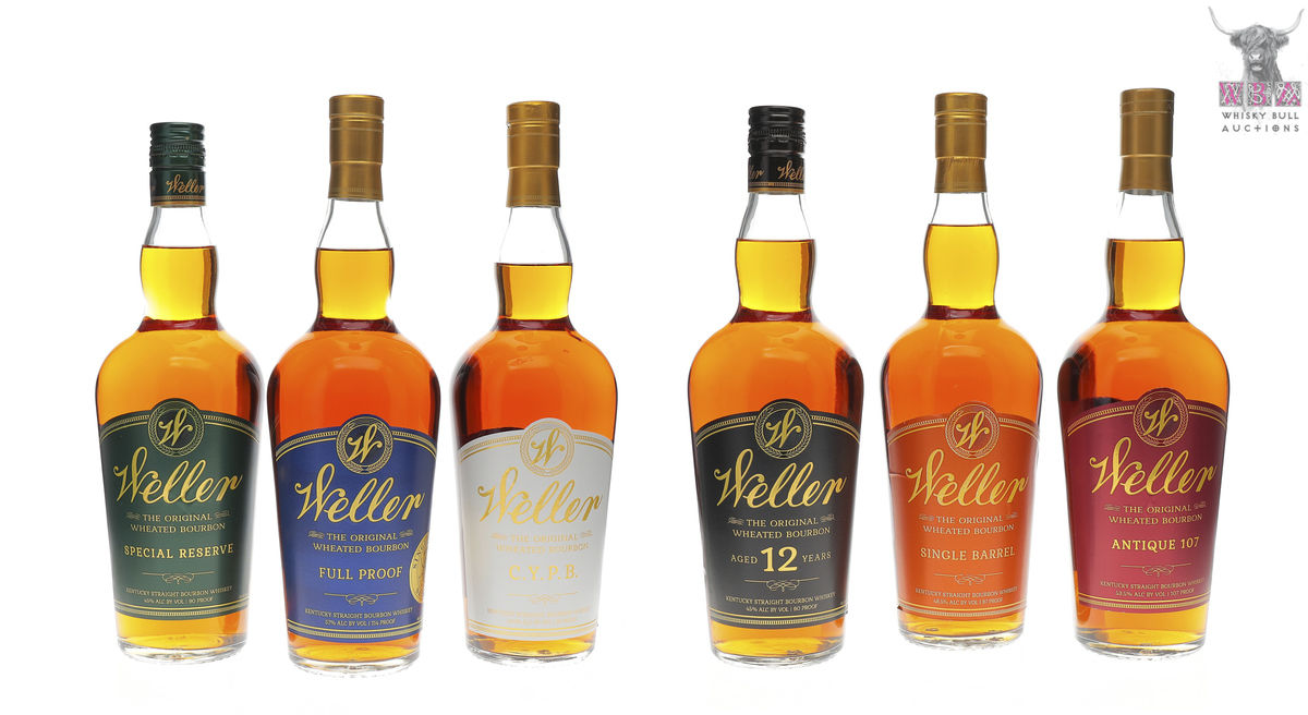 W.L. Weller Flight Series 75cl x 6 (USA LOT). Auction | Whisky Bull