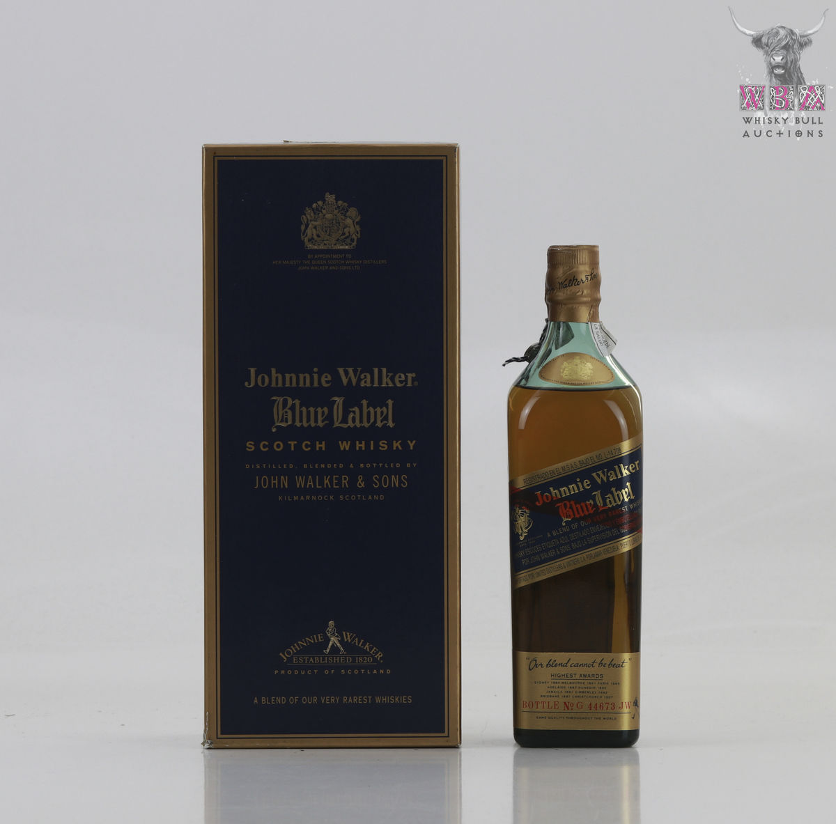 Johnnie Walker Blue Label 75cl Auction | Whisky Bull
