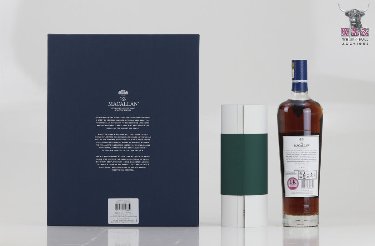 Macallan Sir Peter Blake An Estate, a Community and a Distillery 70cl ...